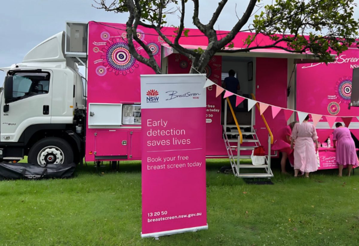 Permanent screening van rejoins BreastScreen NSW North Coast mobile fleet