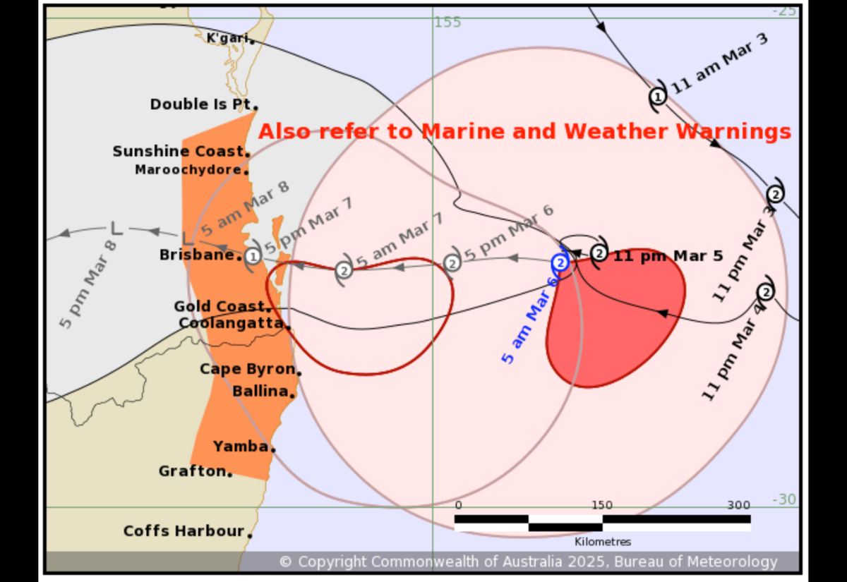 Tropical Cyclone Alfred update: landfall Friday night/Saturday morning